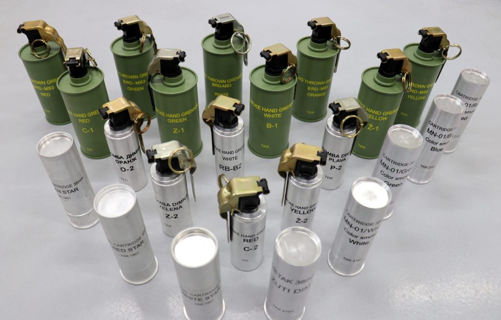 Pyrotechnic non-lethal devices - Trayal korporacija